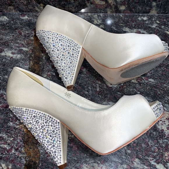 Shoes | Benjamin Adams Rhiana Ivory Duchesse Silk Shoes | Poshmark